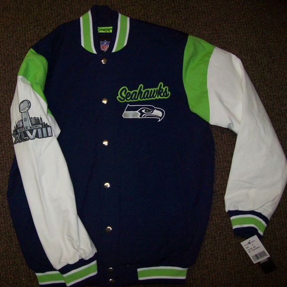 Nfl Apparel | Jackets & Coats | Seattle Seahawks Super Bowl Xlviii ...